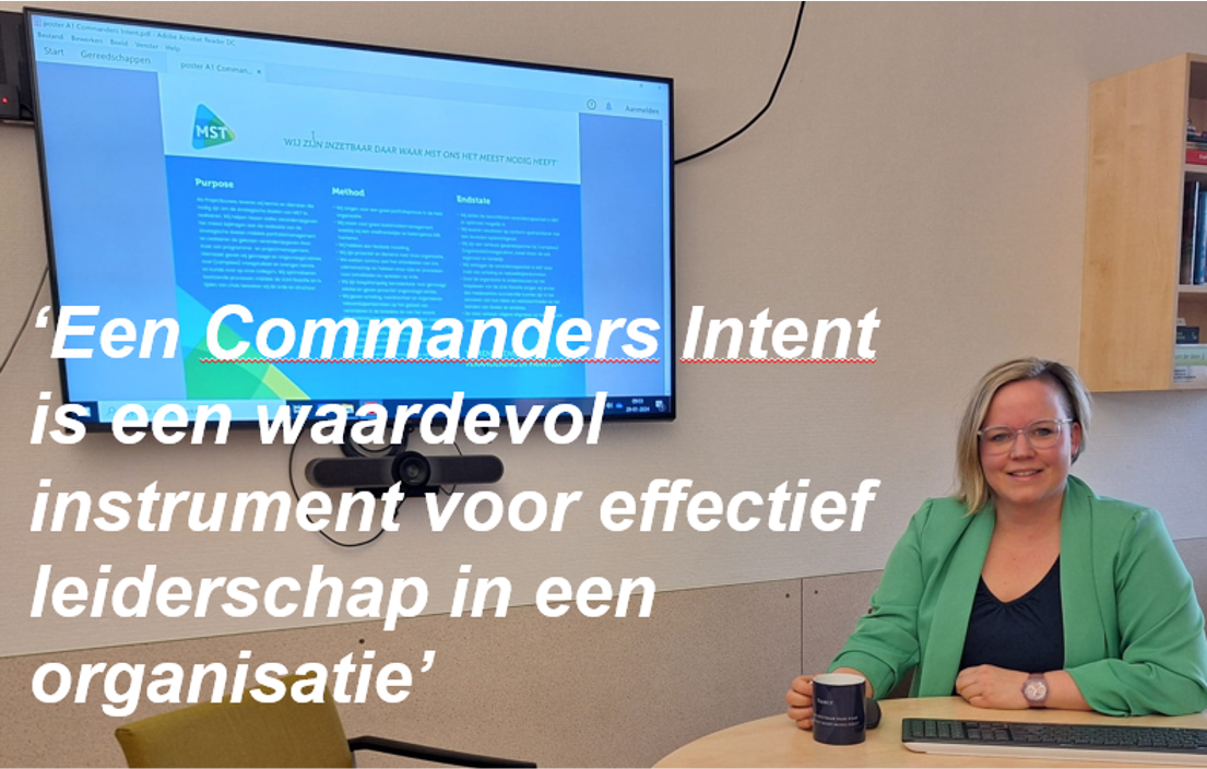 Leidinggeven met focus: het Commanders Intent als leidraad - Mission Command
